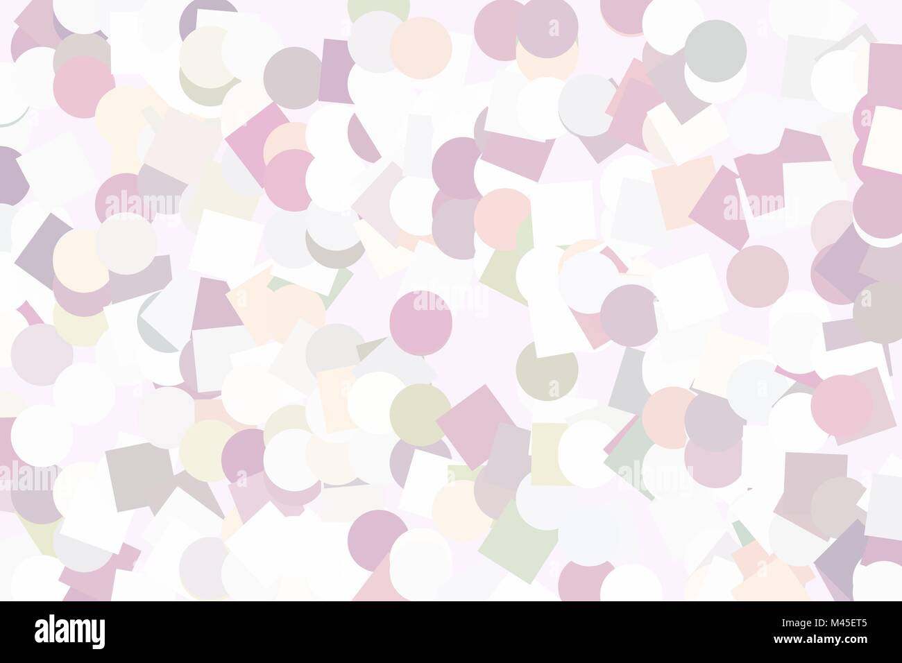 Vector graphic. Colored abstract overlapping ellipse & square box shape ...