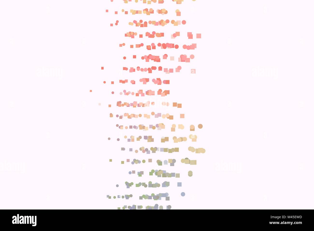 Vector graphic. Colored abstract overlapping ellipse & square box shape ...