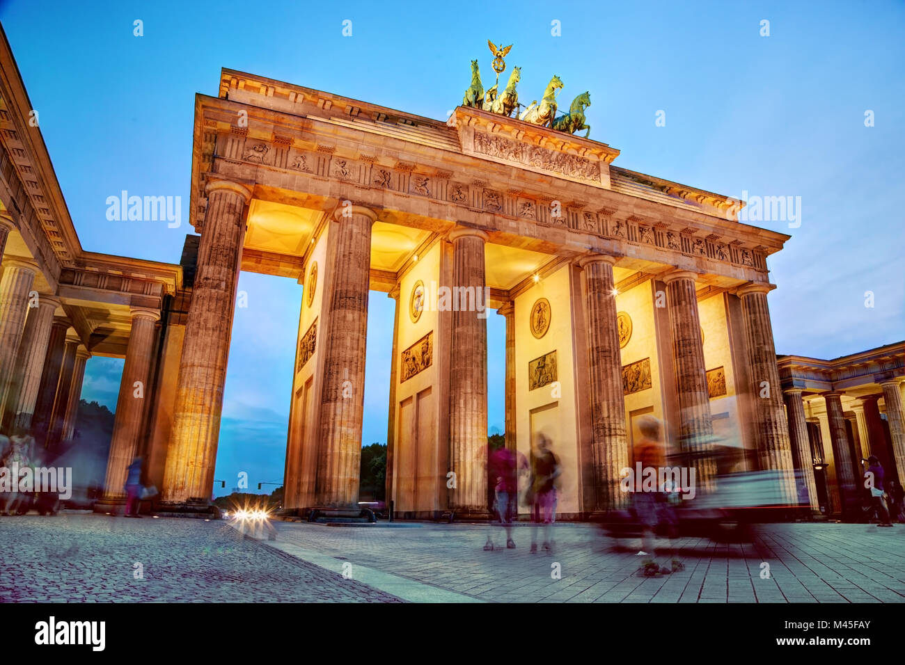 Brandenburg Gate. German Brandenburger Tor in Berlin Stock Photo - Alamy