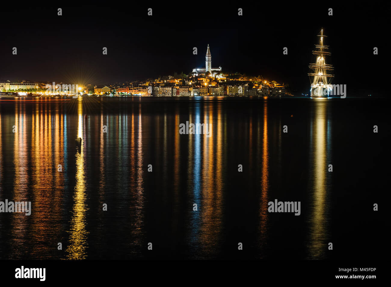 Rovinj at night hi-res stock photography and images - Alamy