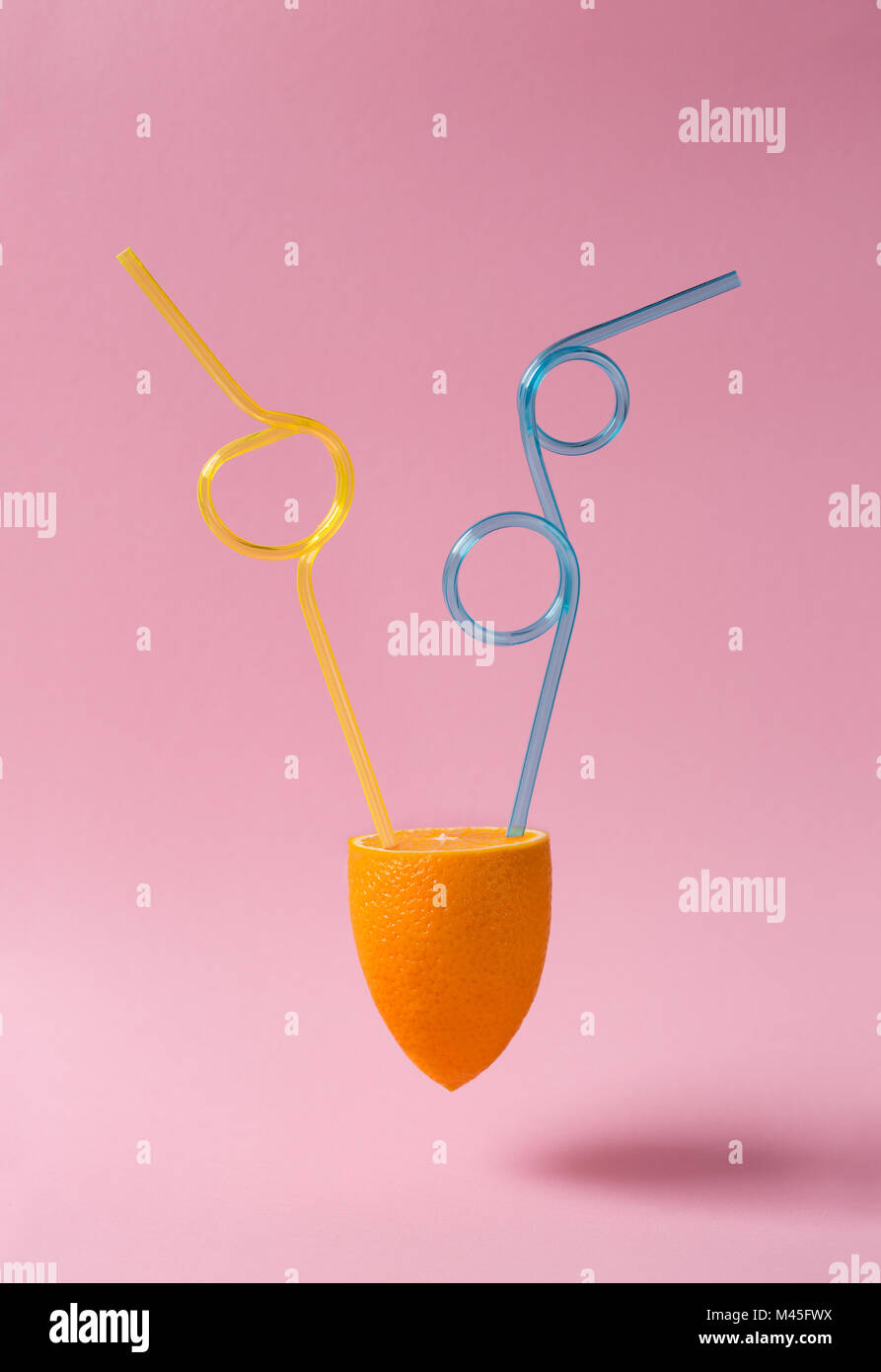 Orange of unusual form Stock Photo - Alamy