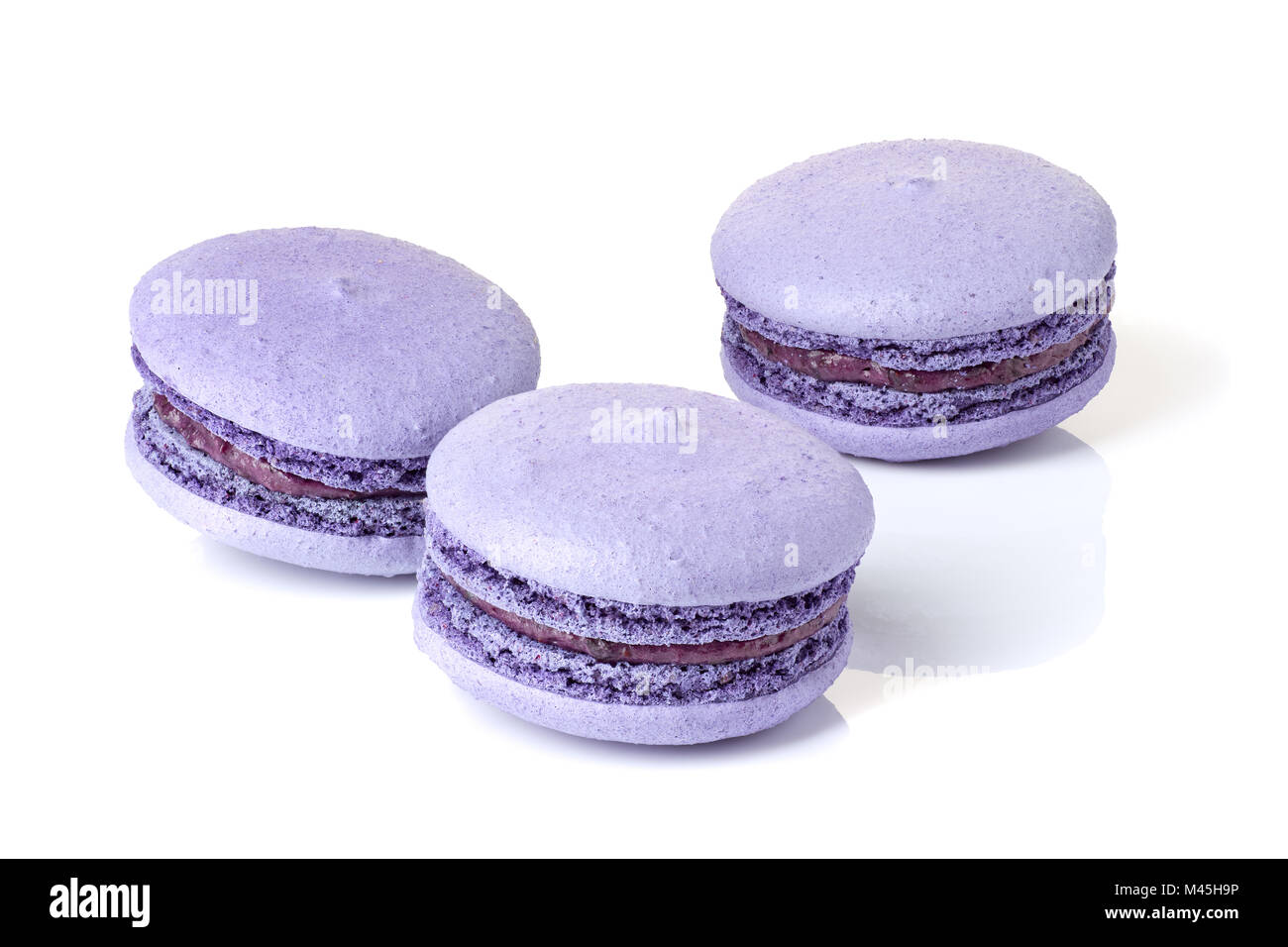 Three tasty french macarons hi-res stock photography and images - Alamy