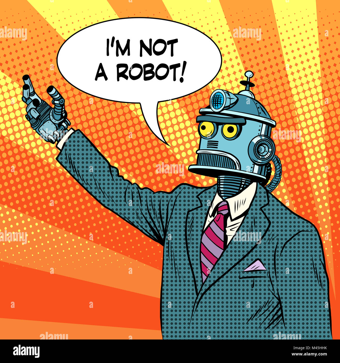 robot leader politician Stock Photo - Alamy