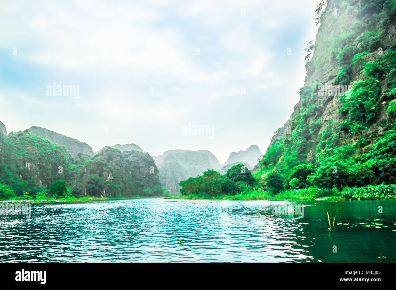 View on Karst landscape by Binh Binh in Vietnam Stock Photo - Alamy