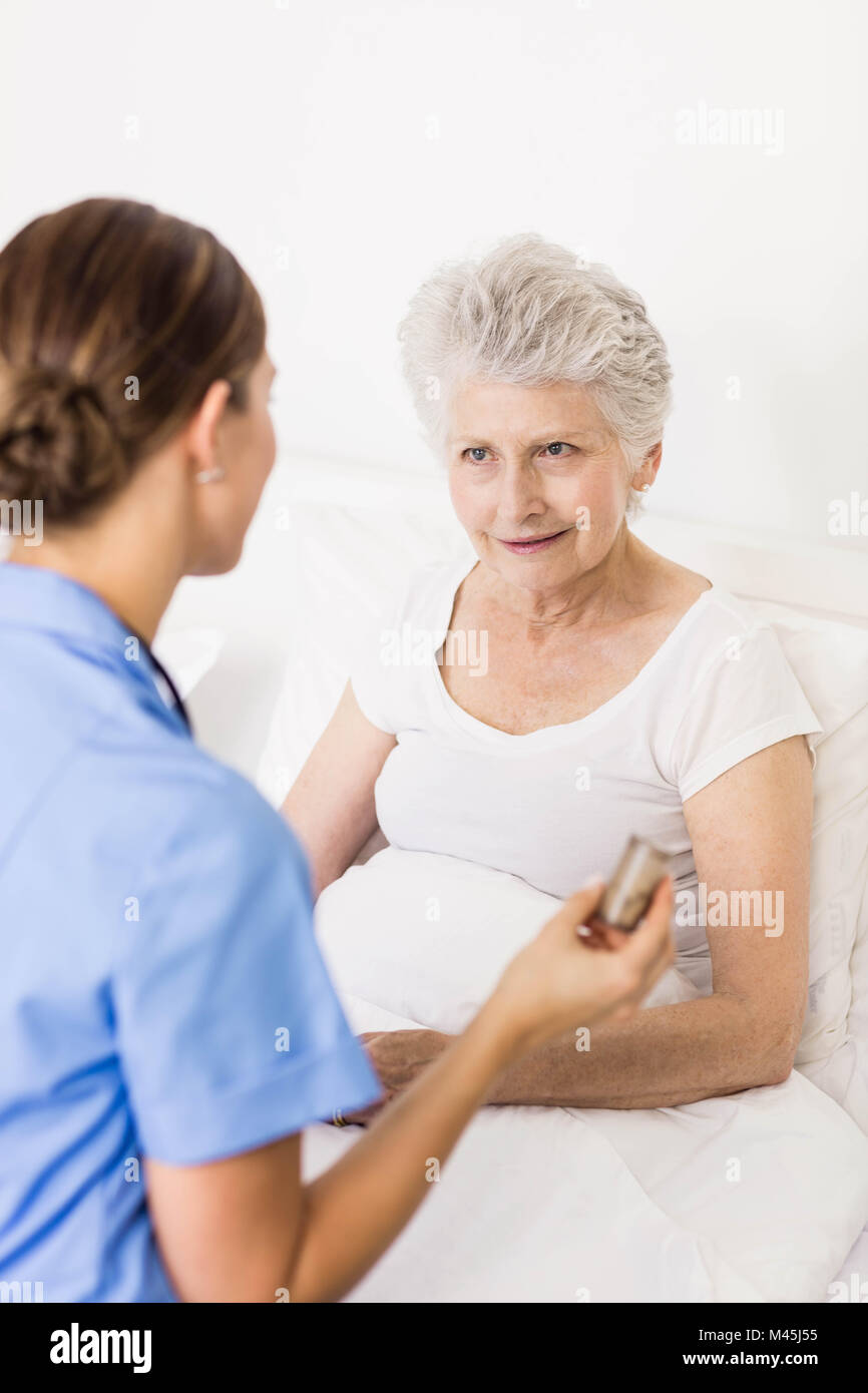 Nurse taking care suffering hi-res stock photography and images - Alamy