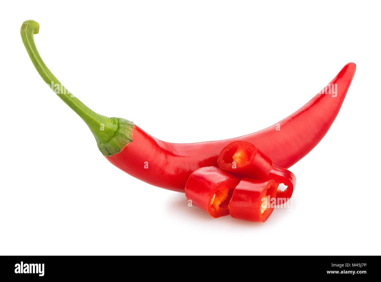 chili pepper path isolated Stock Photo - Alamy