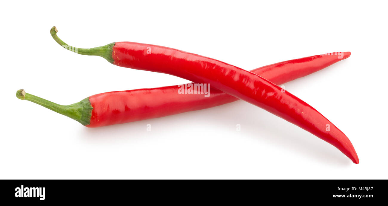 chili pepper path isolated Stock Photo - Alamy