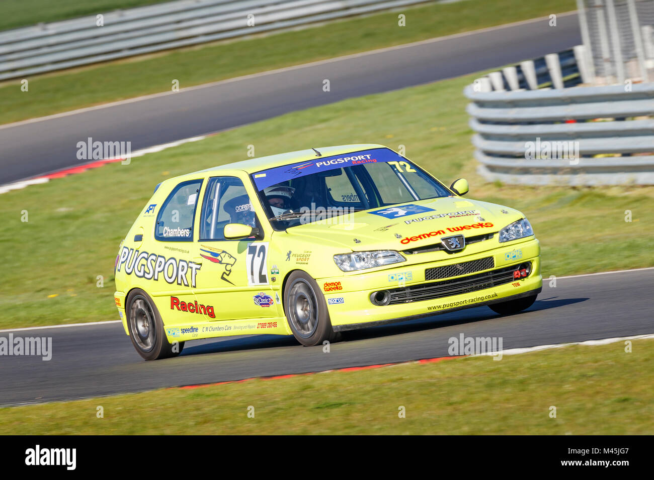 1999 Peugeot 306 Rallye Class A with driver Carl Chambers at the CSCC ...