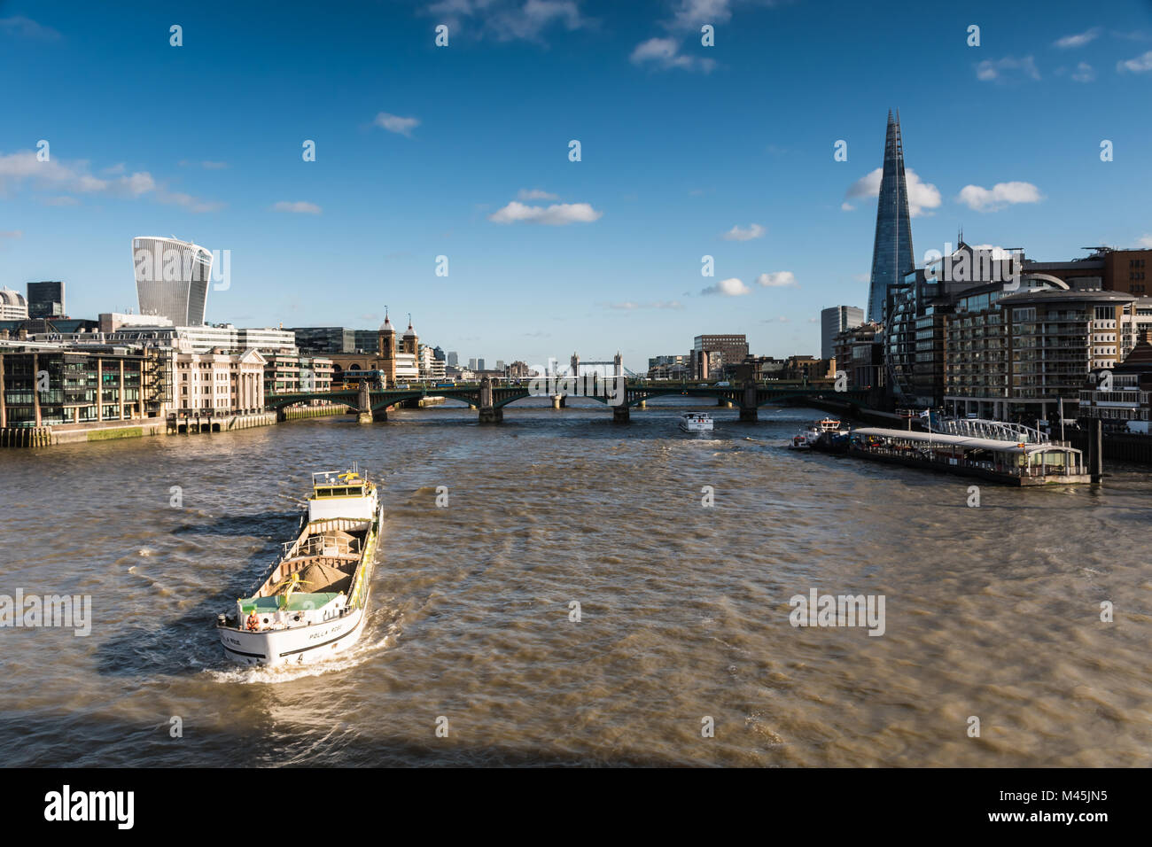 London - Scenes from the River Thames Stock Photo - Alamy