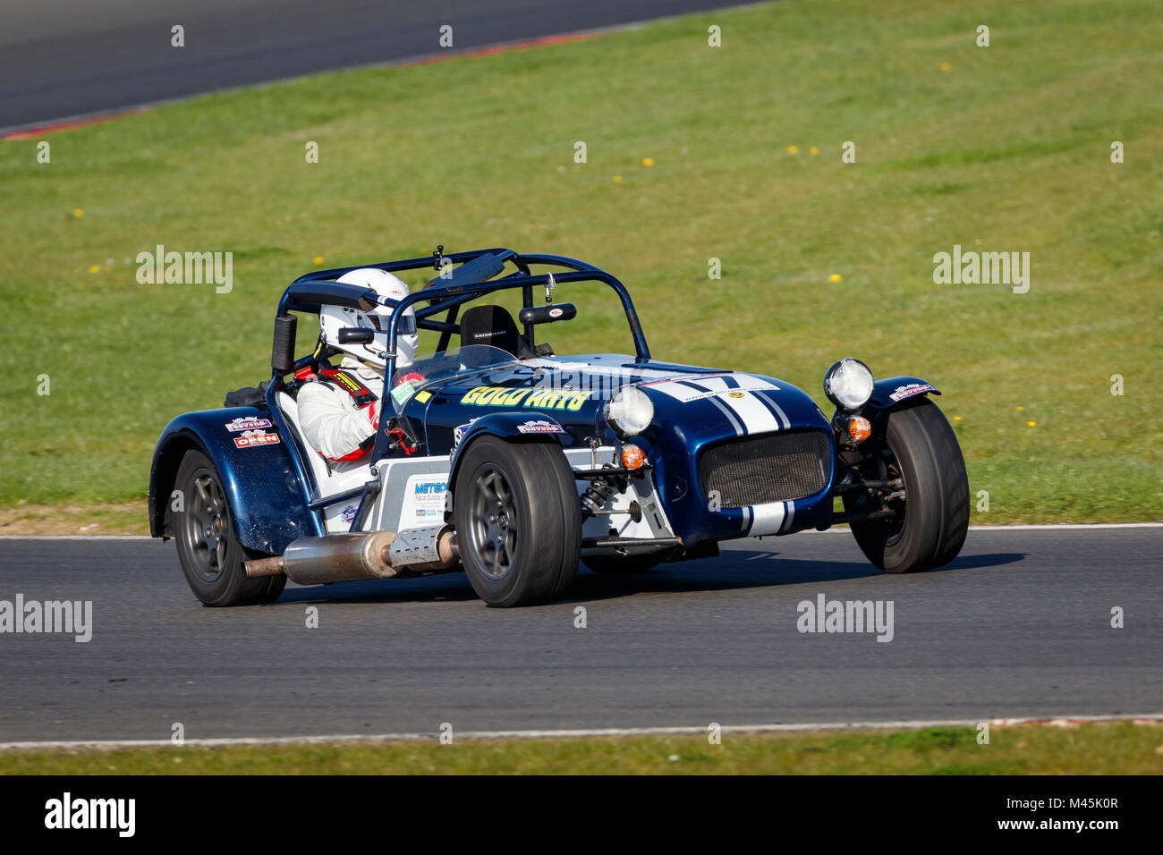 2011 Caterham Supersport with driver Ben Rowsell during the Gold Arts ...