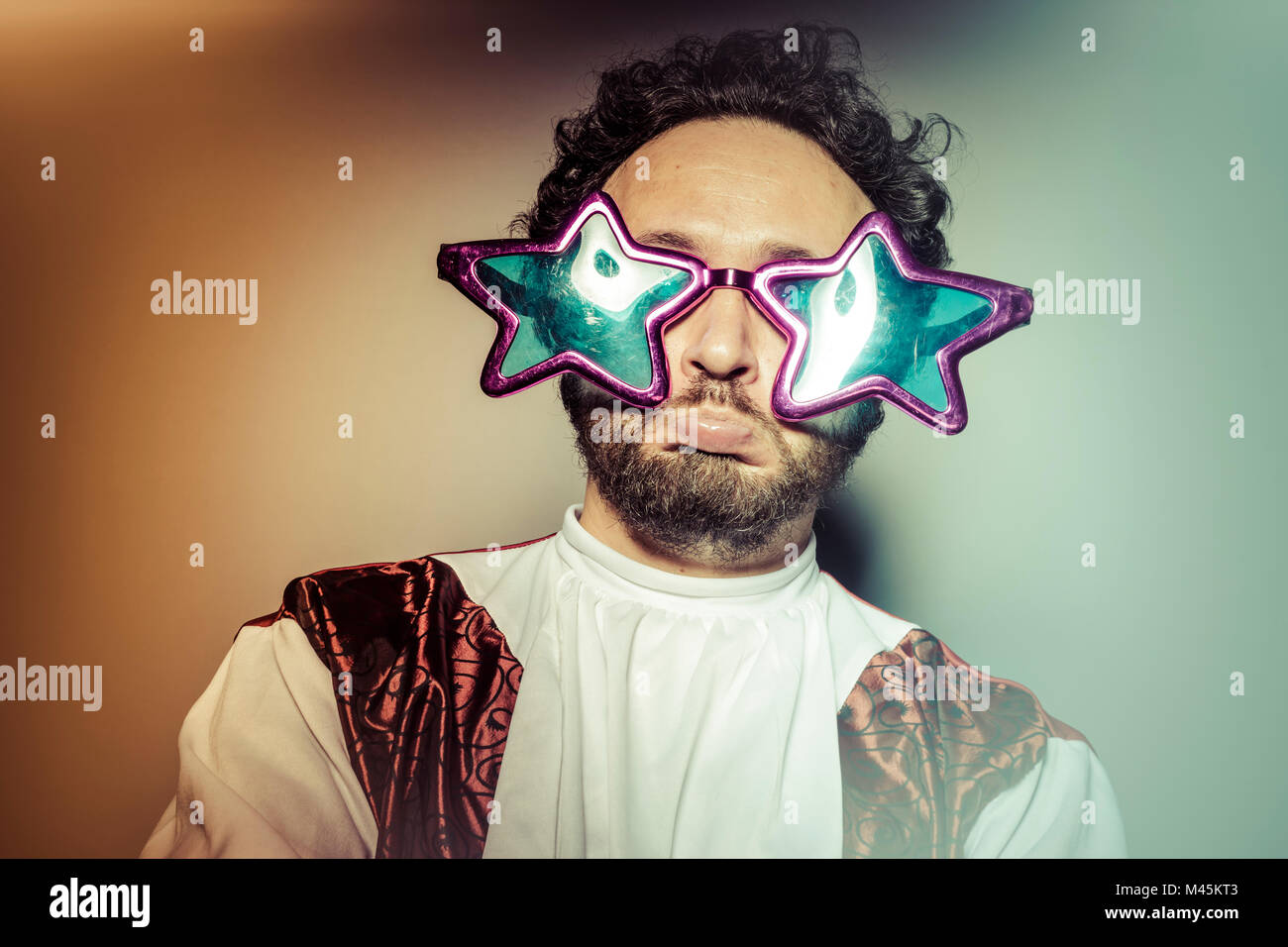 Ben Franklin Bandana Over Mouth