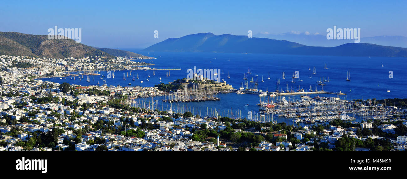 St peters castle bodrum harbor hi-res stock photography and images - Alamy