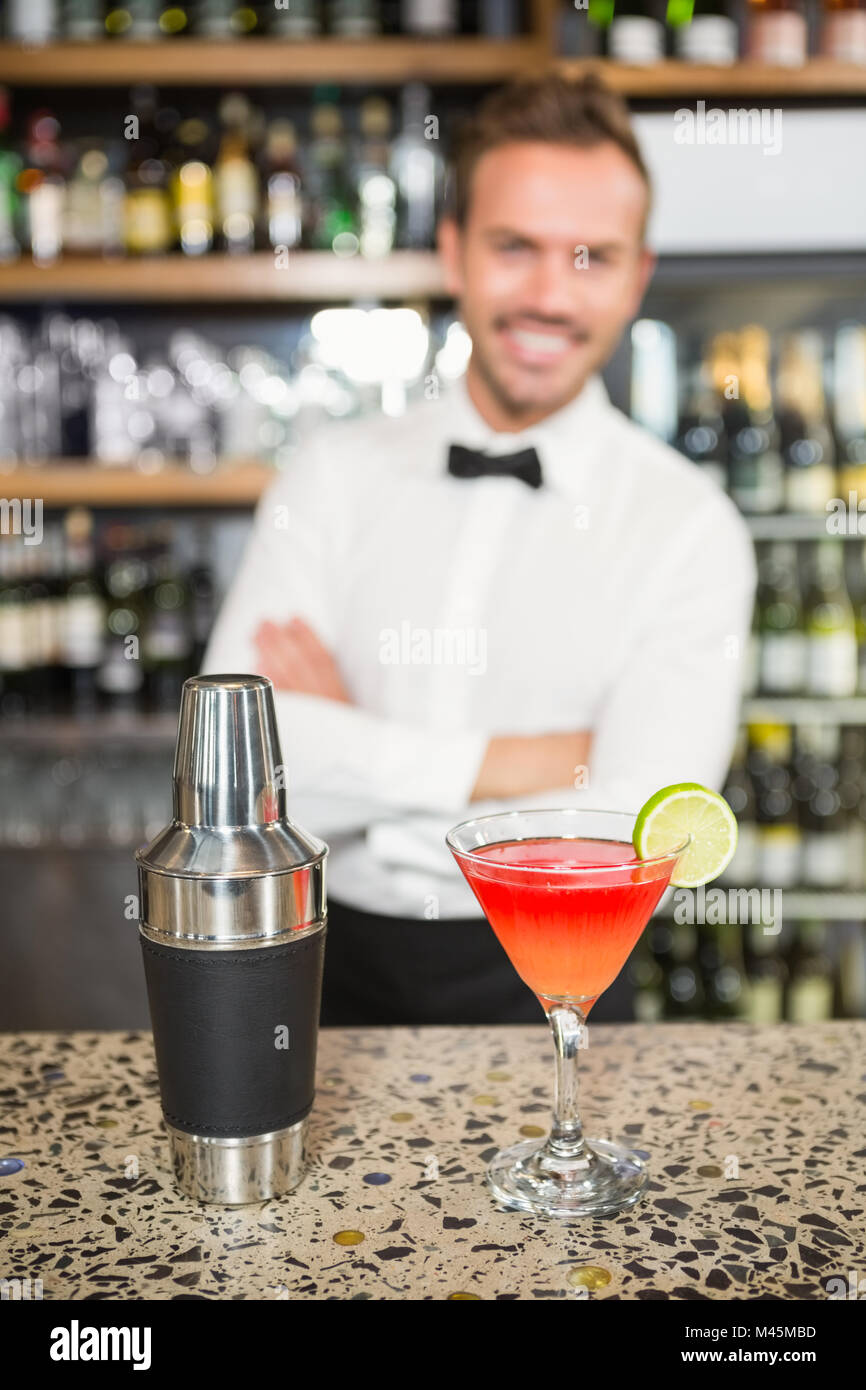 Male staff working behind counter hi-res stock photography and images ...