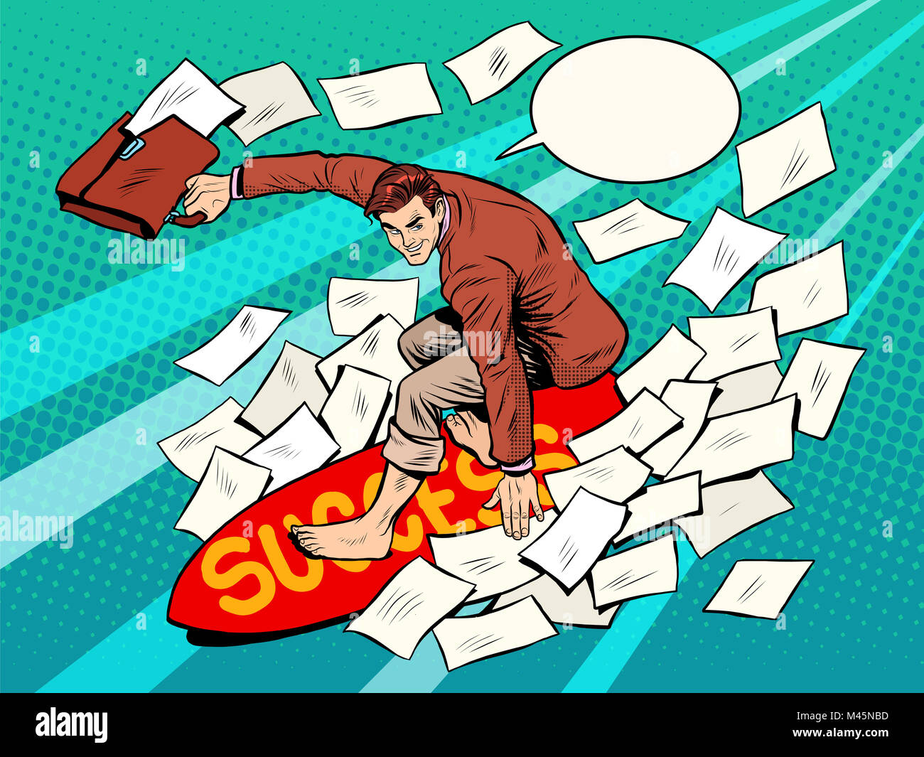 Money success comic book hi-res stock photography and images - Alamy