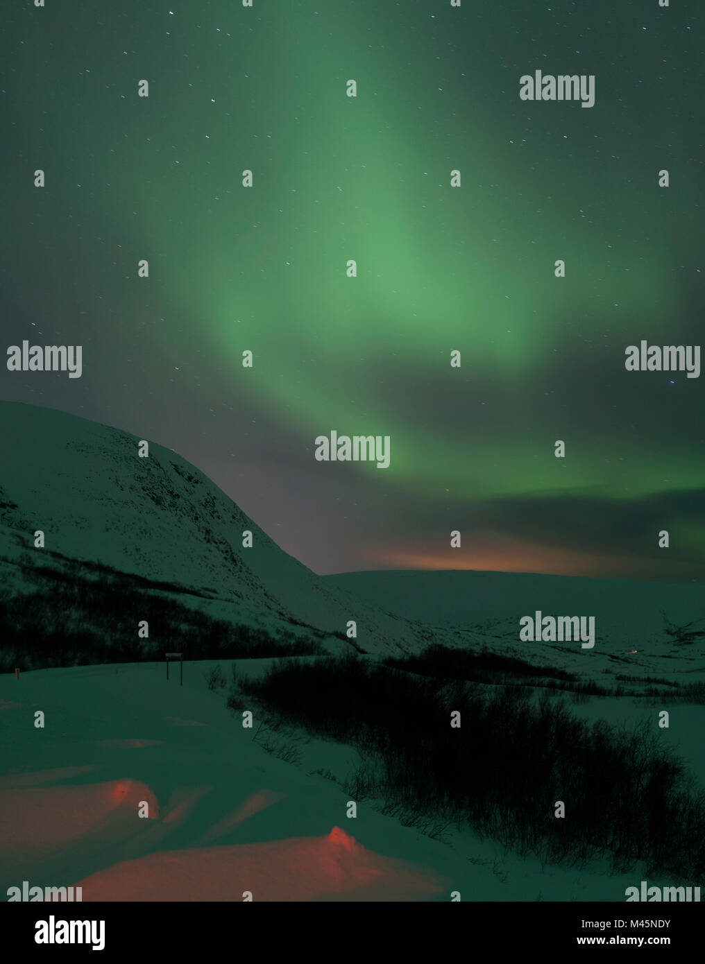 Finnmark norway aurora hi-res stock photography and images - Alamy