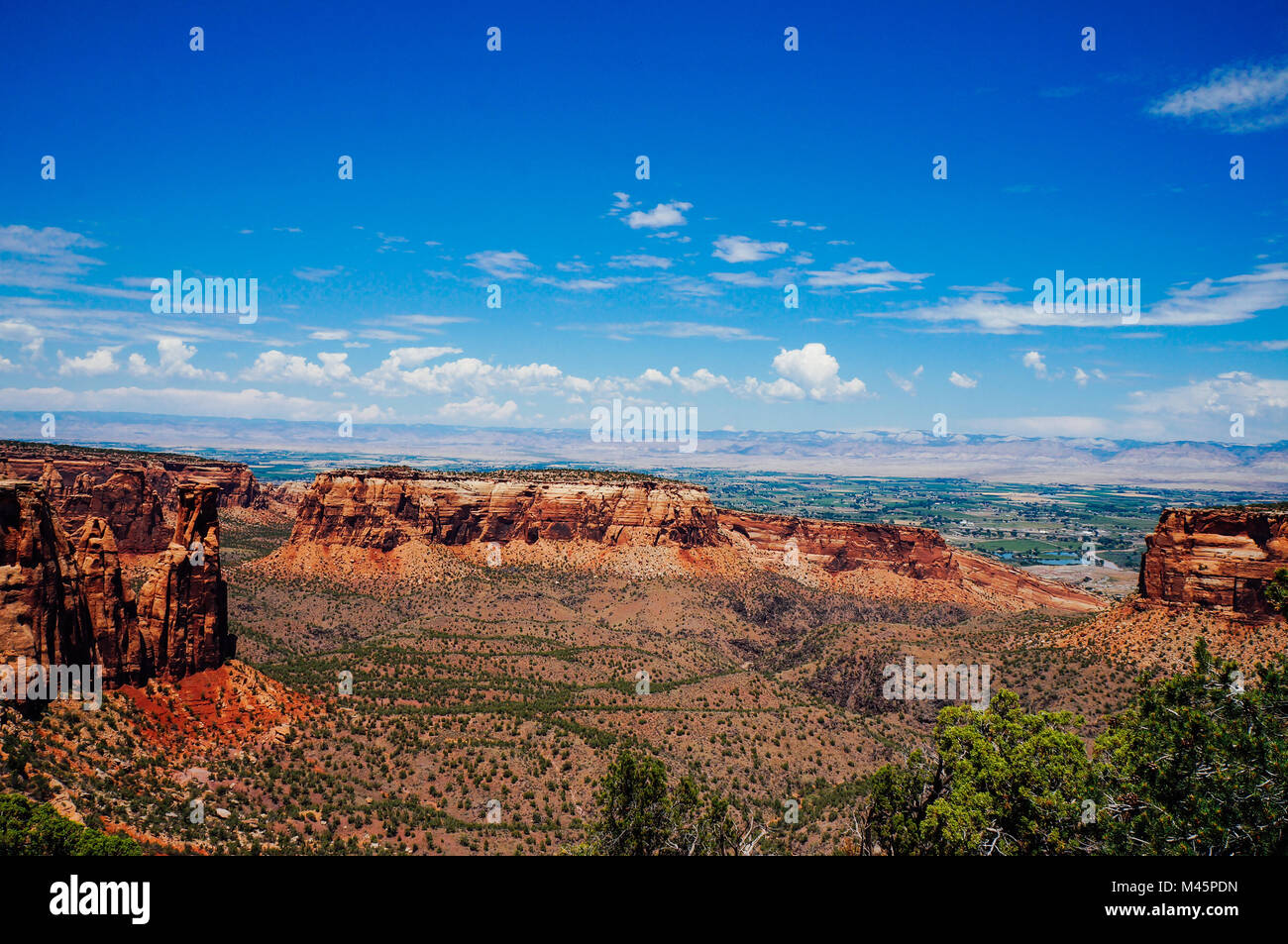 Plateaus in Colorado National Park Stock Photo - Alamy