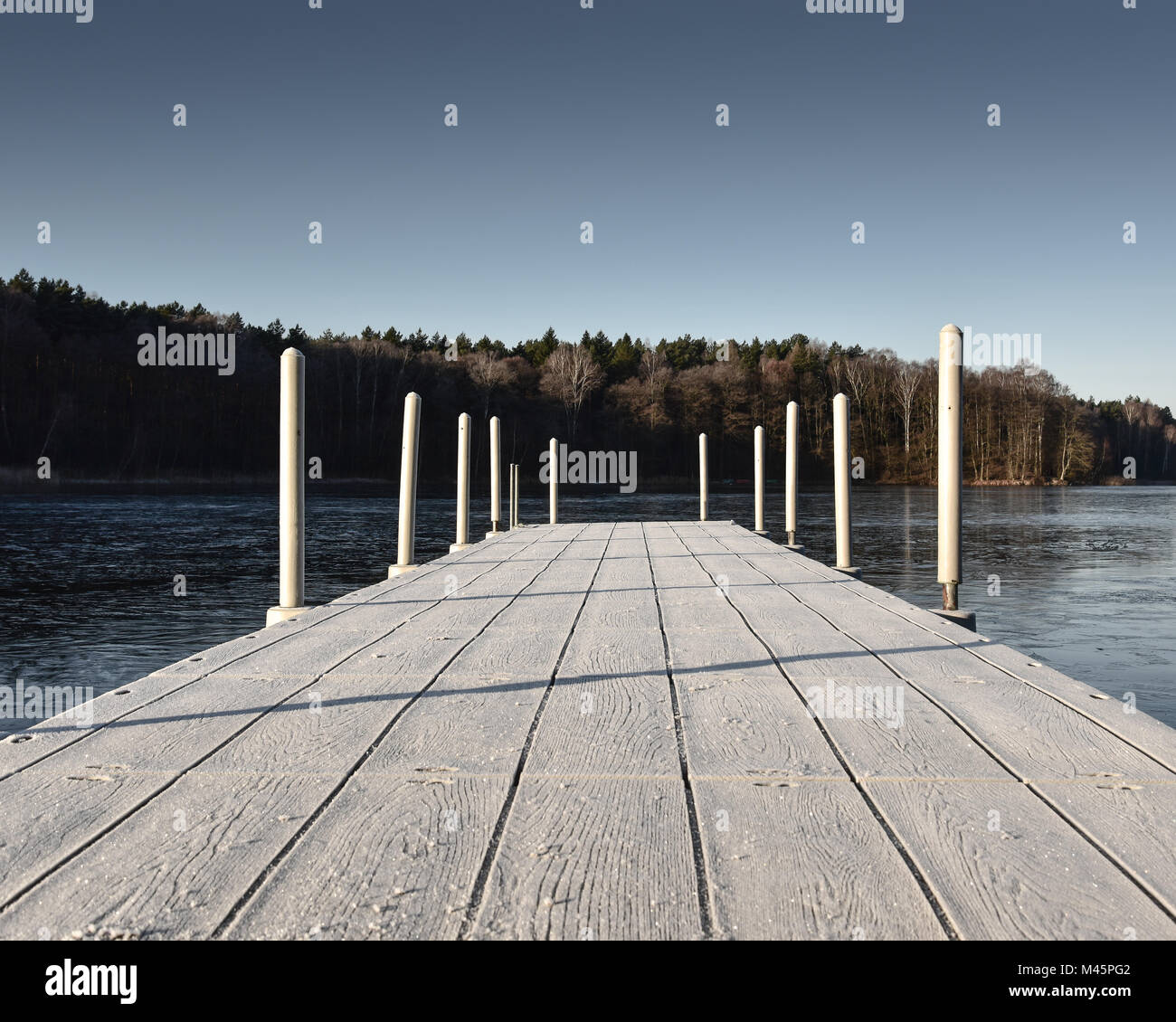 Wooden pier marbella hi-res stock photography and images - Alamy