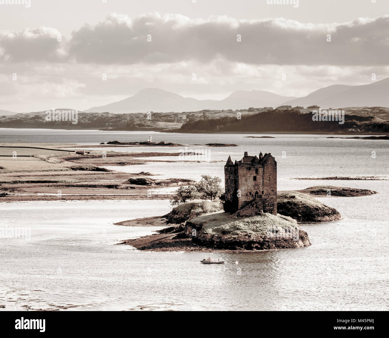Castle Stalker - Scotland Stock Photo - Alamy