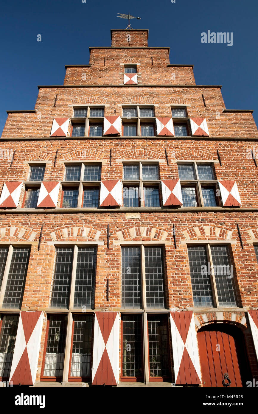 Late Gothic city hall,also known as the poor maids house,Xanten,Lower ...