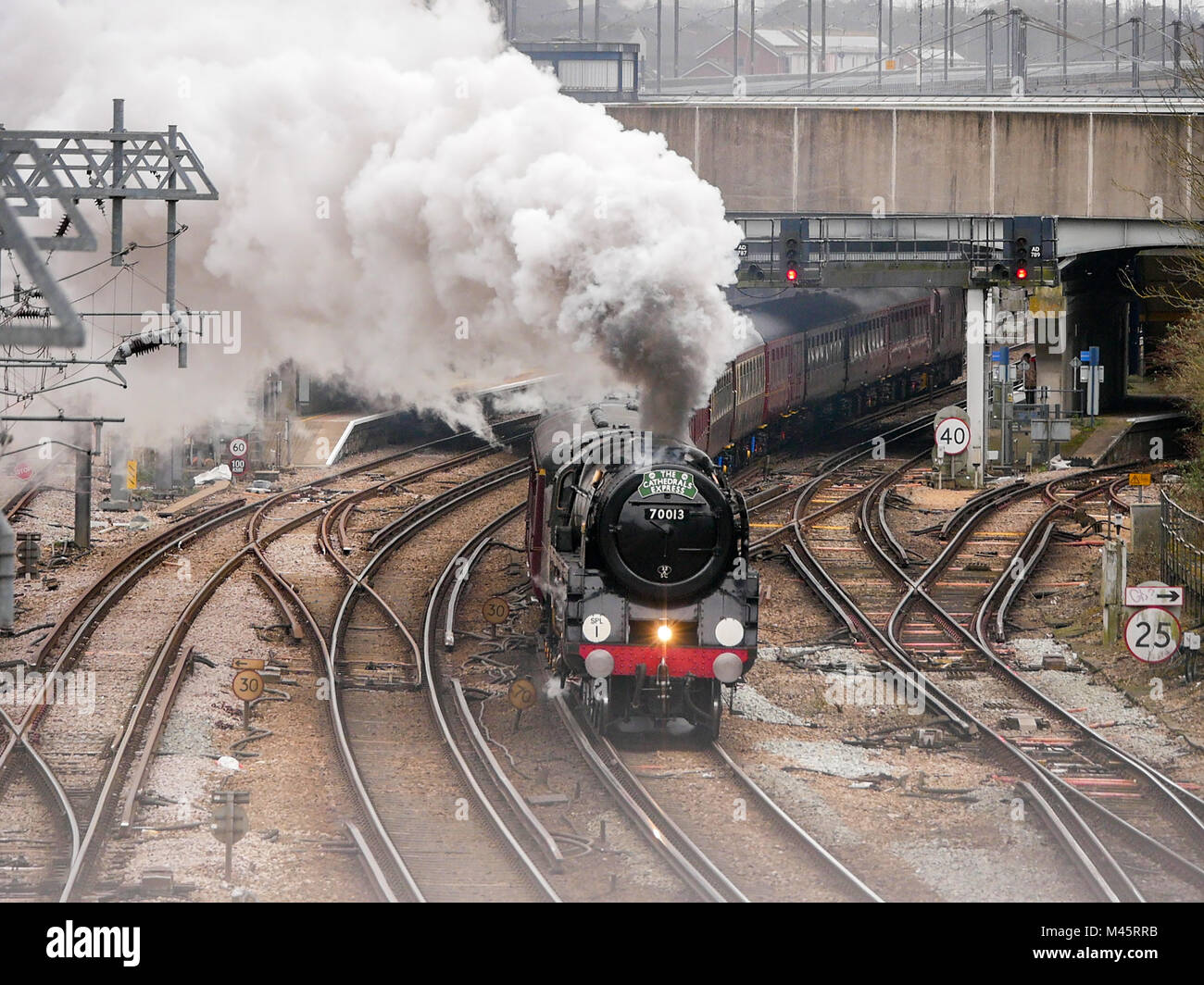 Steam trains cathedrals express hi-res stock photography and images - Alamy