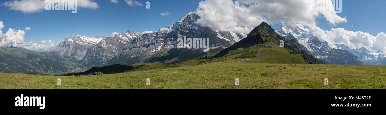 Eiger summit from grindelwald hi-res stock photography and images - Alamy
