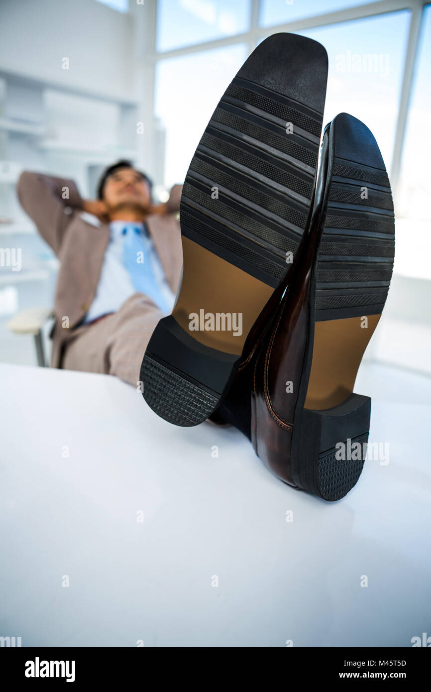 Feet on the desk hi-res stock photography and images - Alamy