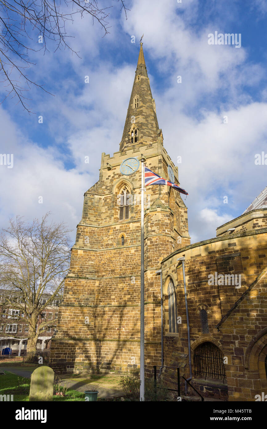 The Church Of The Holy Sepulchre, Northampton, UK; built in 1100 by ...