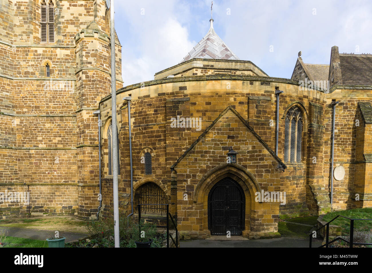 The Church Of The Holy Sepulchre, Northampton, UK; built in 1100 by ...