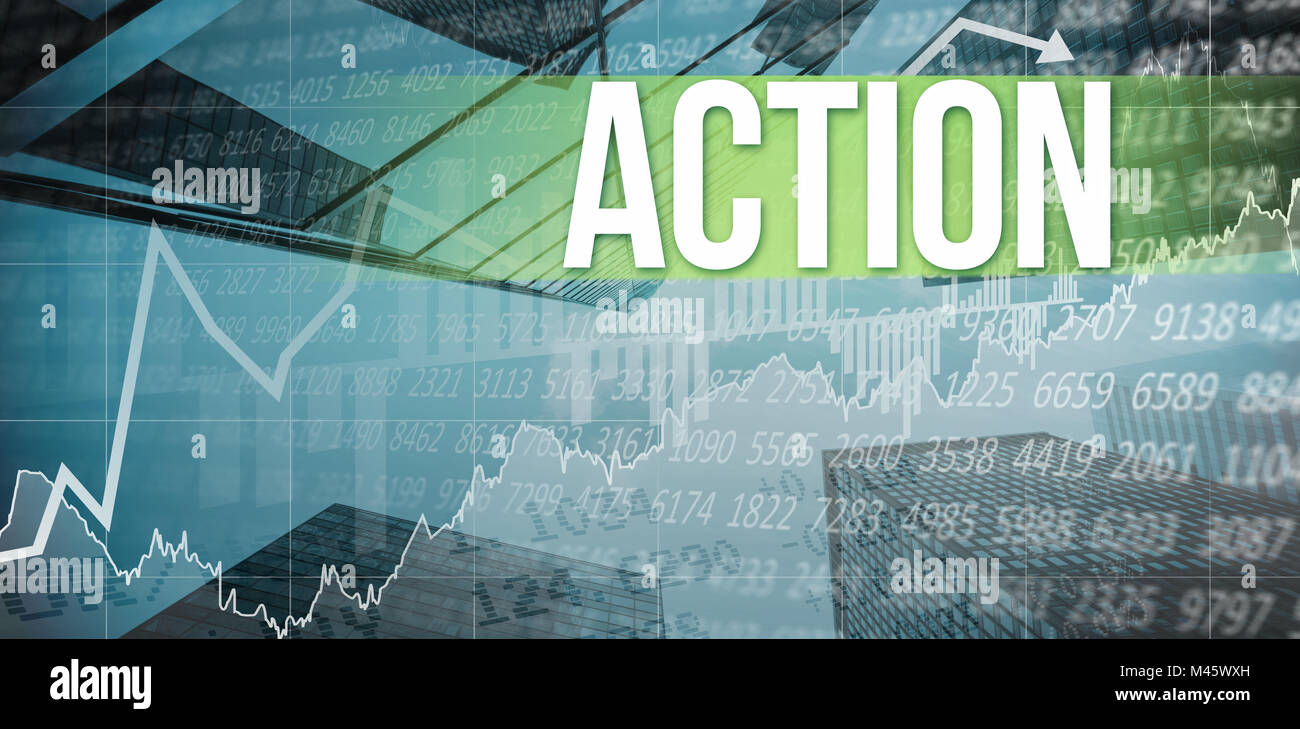 Action against skyscraper Stock Photo - Alamy