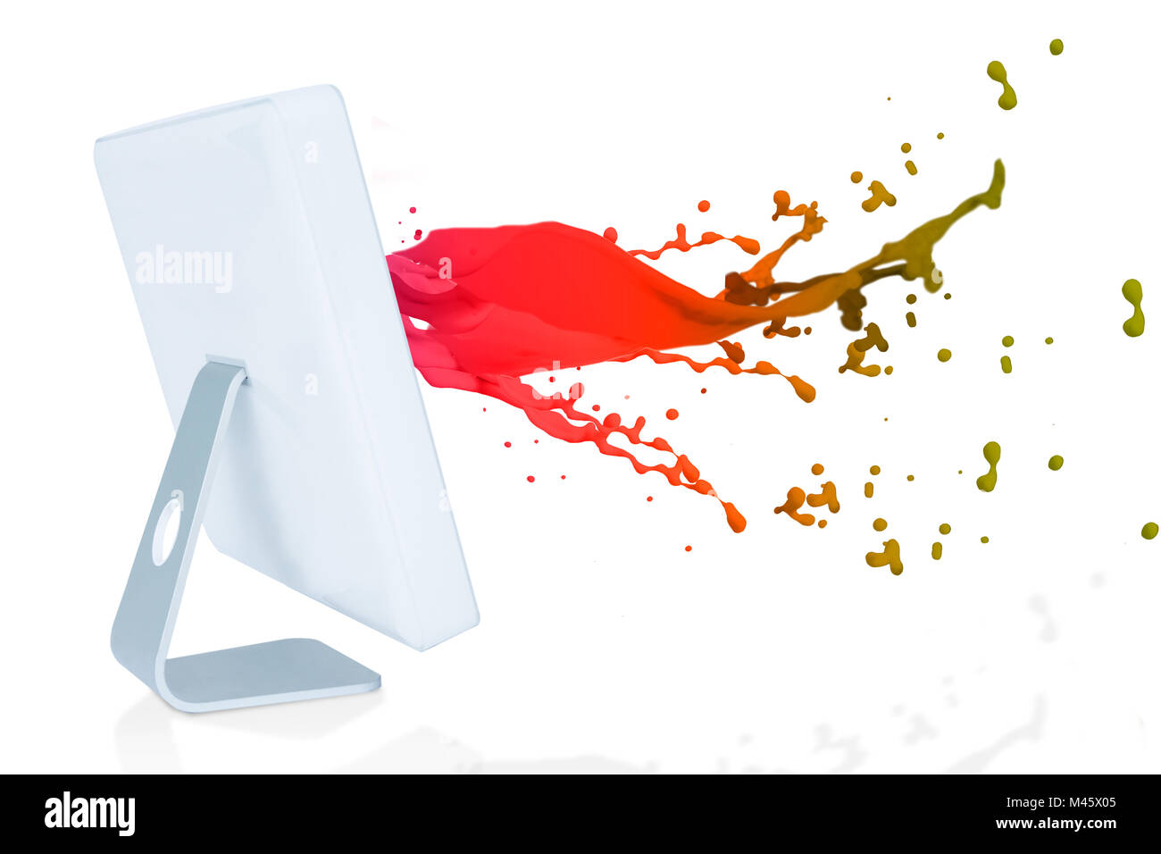 Composite image of computer screen Stock Photo - Alamy