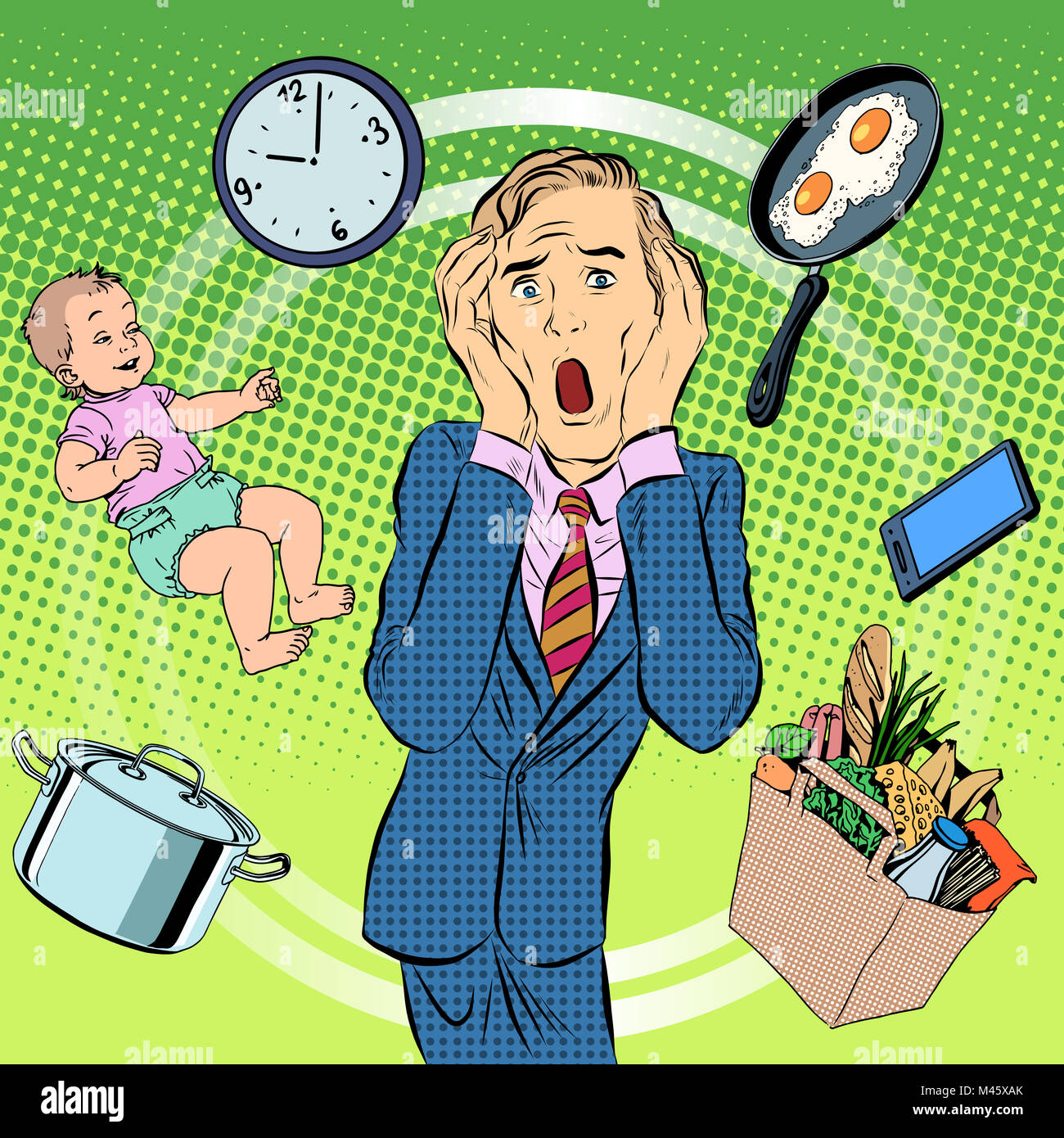 Household chores hi-res stock photography and images - Alamy