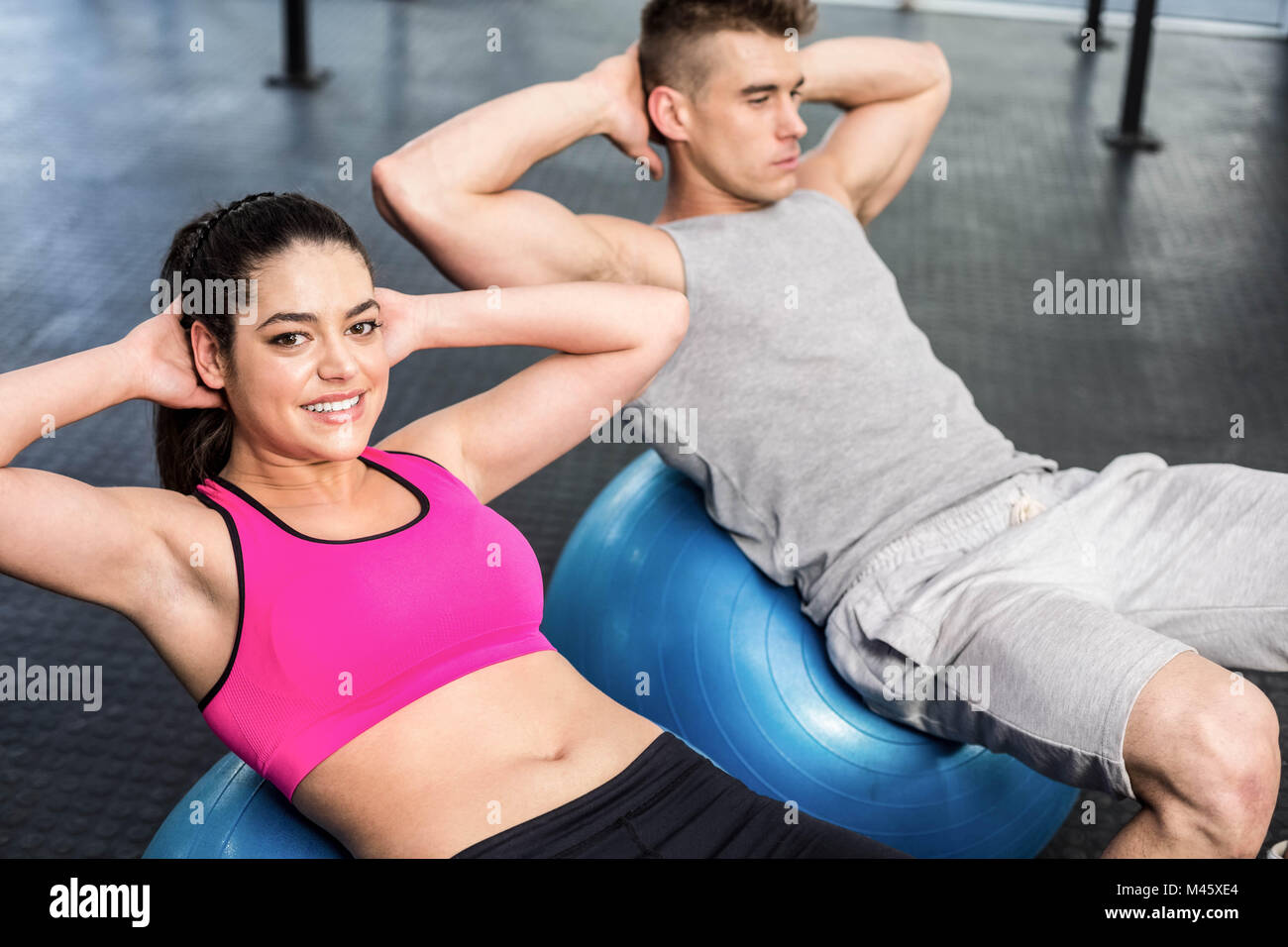 Crunches On Fitness Ball at Anthony Tryon blog