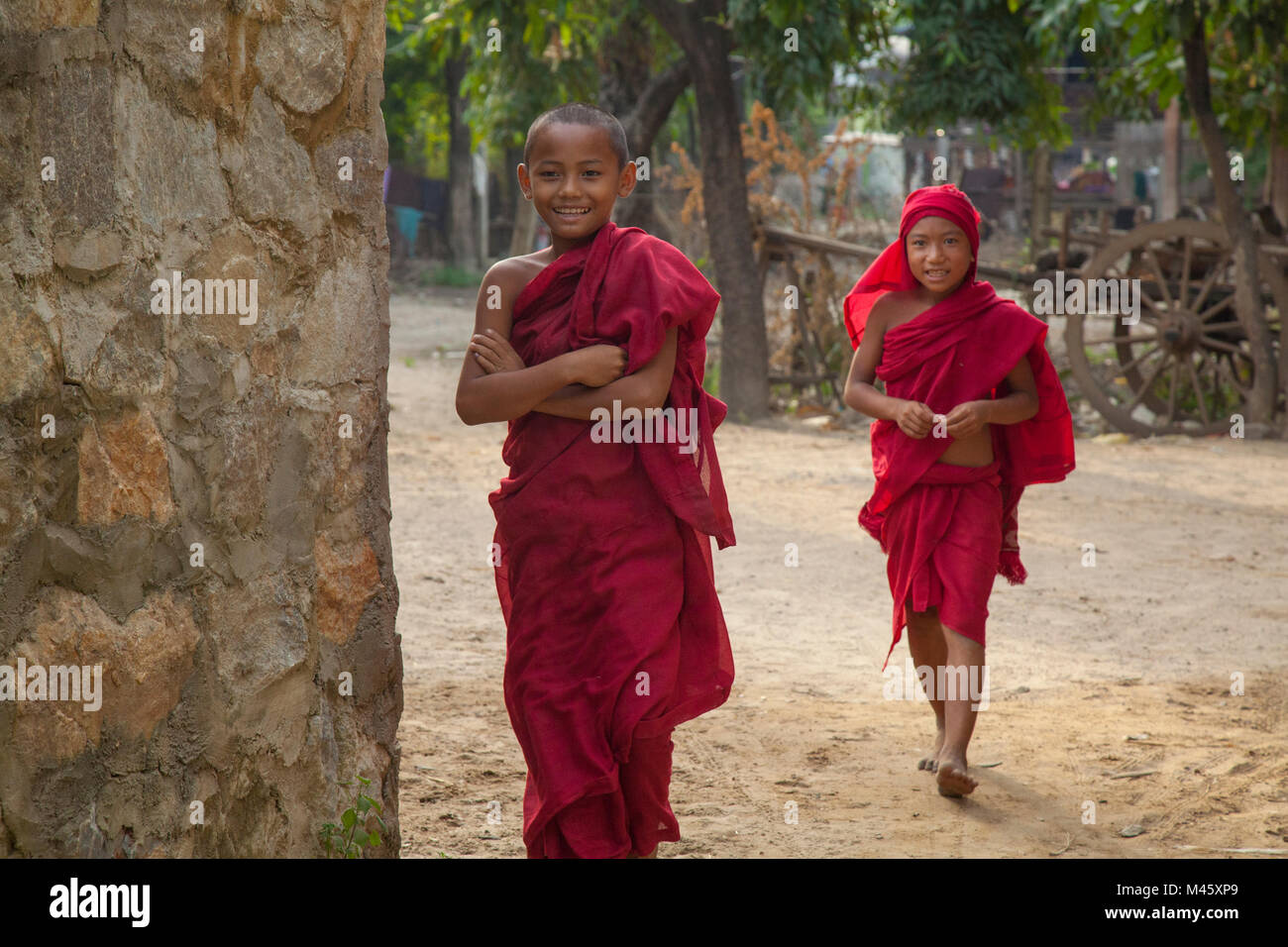 Monk Boys High Resolution Stock Photography and Images - Alamy
