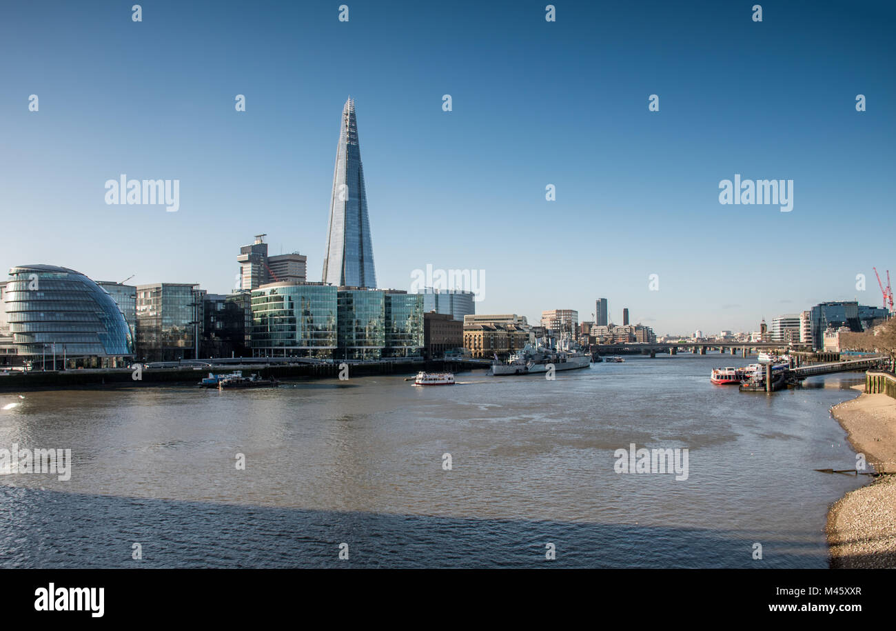 London - Scenes from the River Thames Stock Photo - Alamy