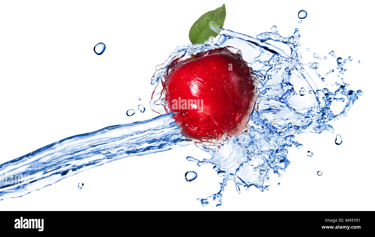 Red leaf on web Cut Out Stock Images & Pictures - Alamy