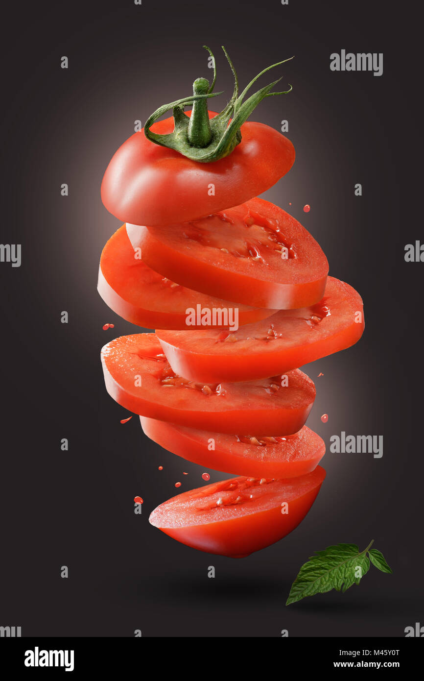 Flying tomato hi-res stock photography and images - Alamy