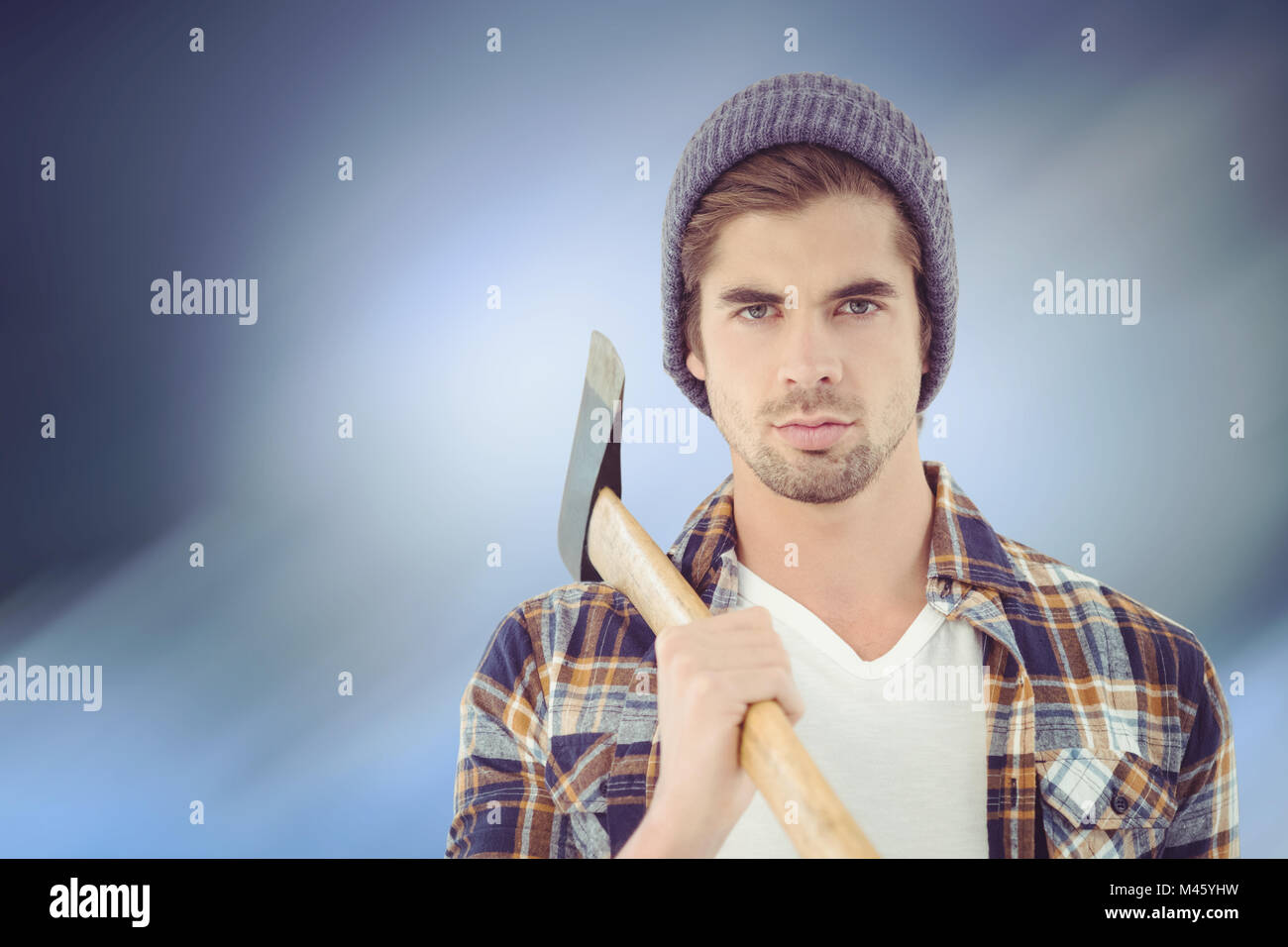 Digital composite hipster man hat hi-res stock photography and images ...