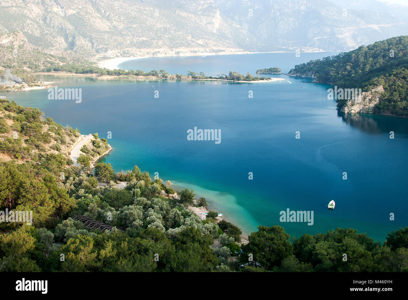 View Overlooking Oludeniz.The dead sea.Fethiye,Turkey Stock Photo - Alamy