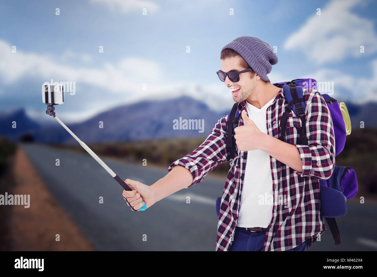 Composite selfie hi-res stock photography and images - Alamy
