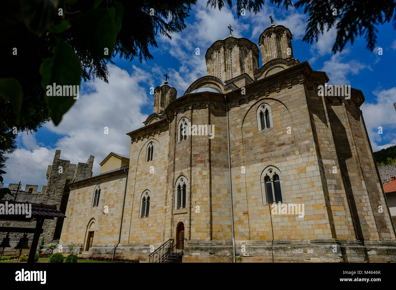Manasija monastery, Serbia Stock Photo - Alamy