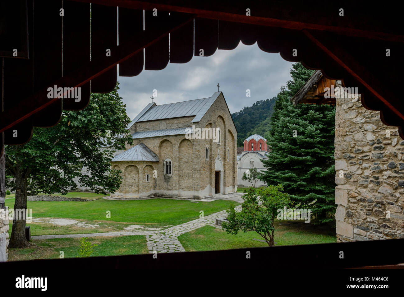 Studenica monastery, Serbia Stock Photo - Alamy