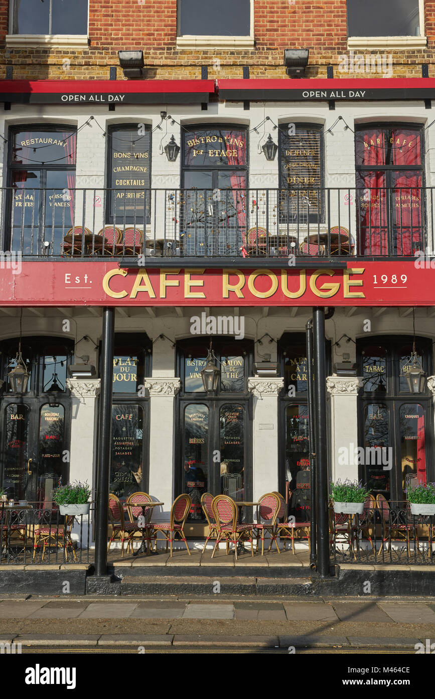 cafe rouge in chiswick Stock Photo - Alamy