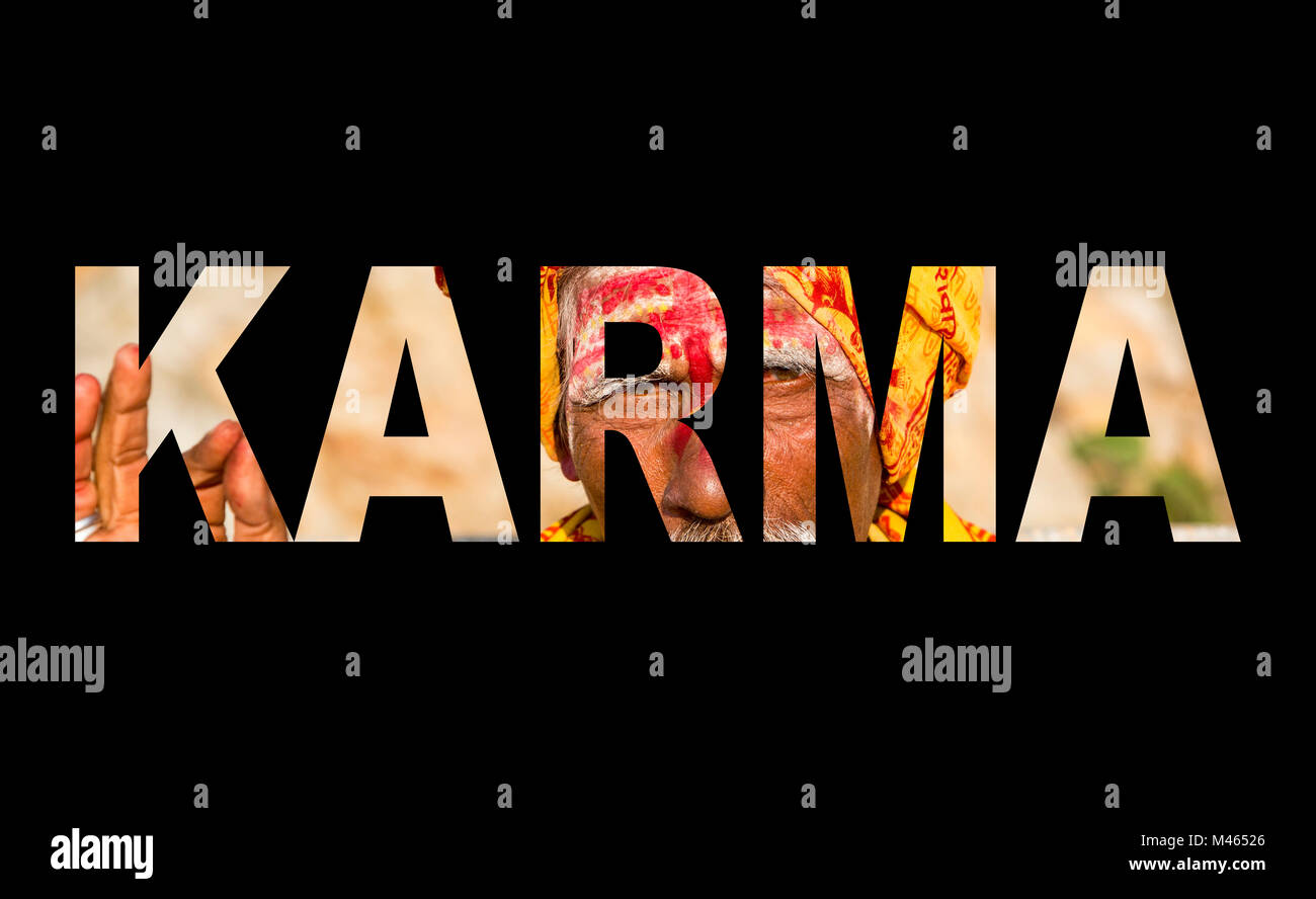 Karma word hi-res stock photography and images - Alamy