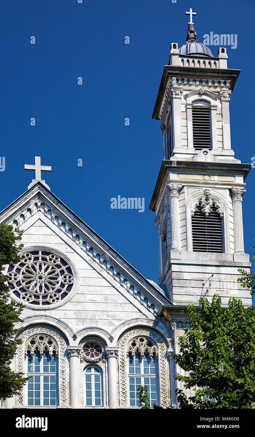The Hagia Triada (Holy Trinity) Orthodox church in Istanbul Stock Photo ...