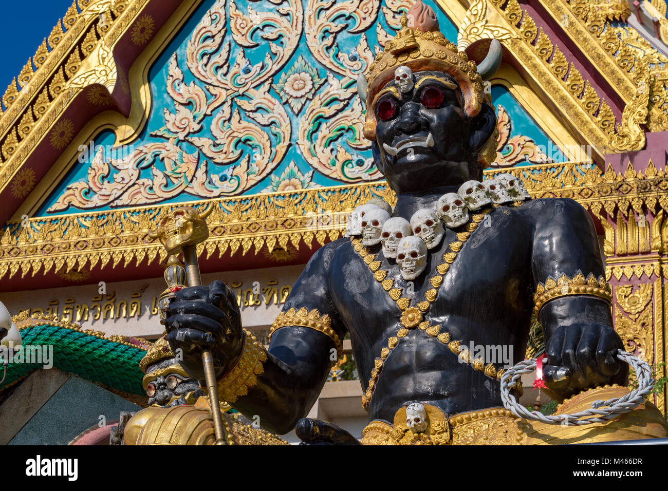 Wat Khao Rang Phuket Thailand Asia February 14, 2018 A depiction of ...