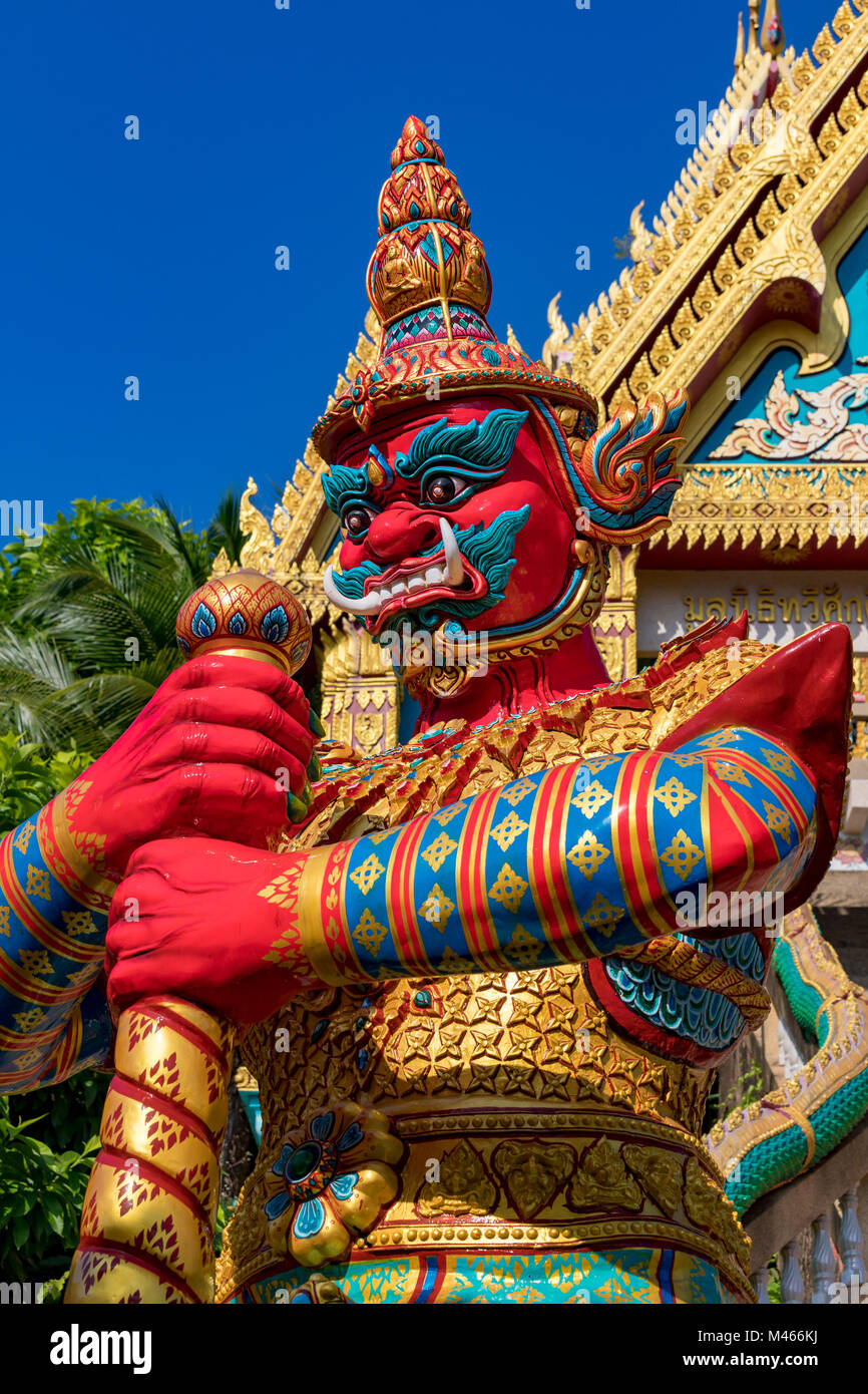 Wat Khao Rang Phuket Thailand Asia February 14, 2018 A Yak, or giant ...