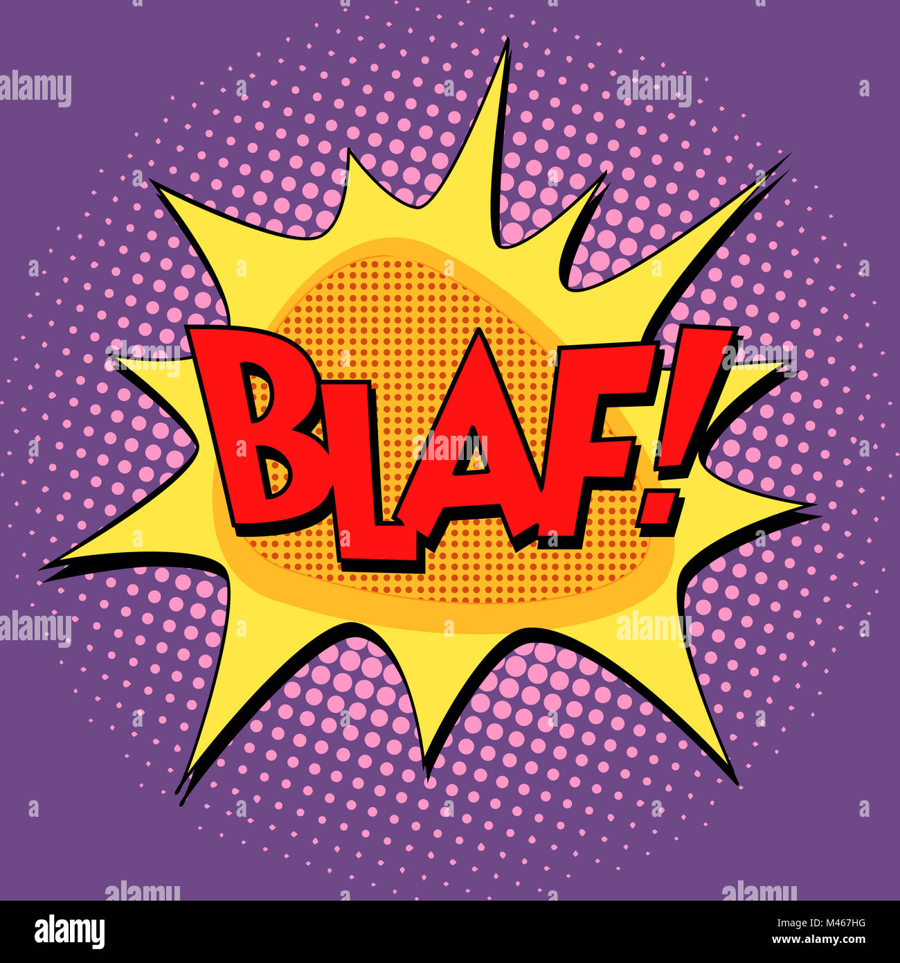 blaf comic bubble retro text Stock Photo - Alamy blaf comic bubble retro text Stock Photo - Alamy