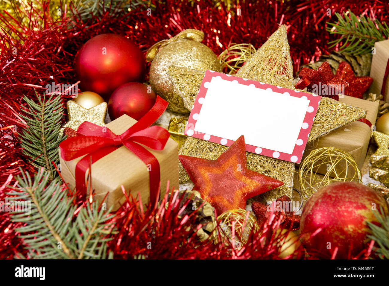 Santa hat christmas gifts hi-res stock photography and images - Alamy