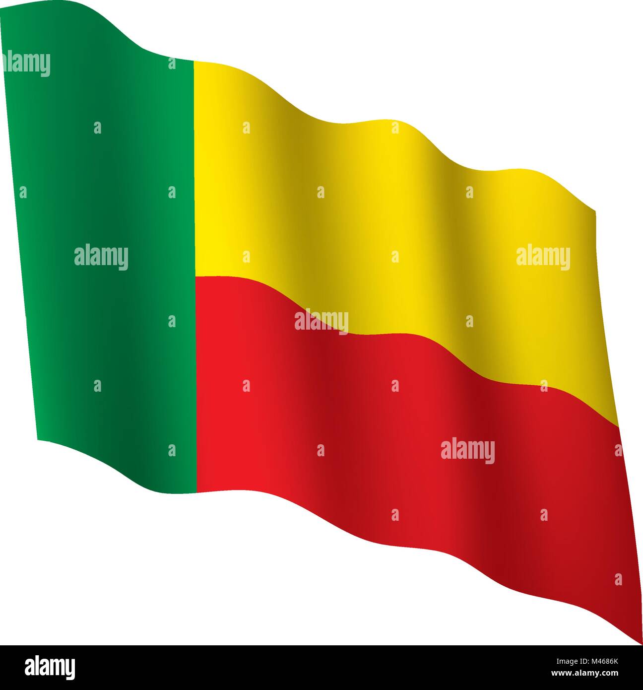 Benin flag, vector illustration Stock Vector Image & Art - Alamy