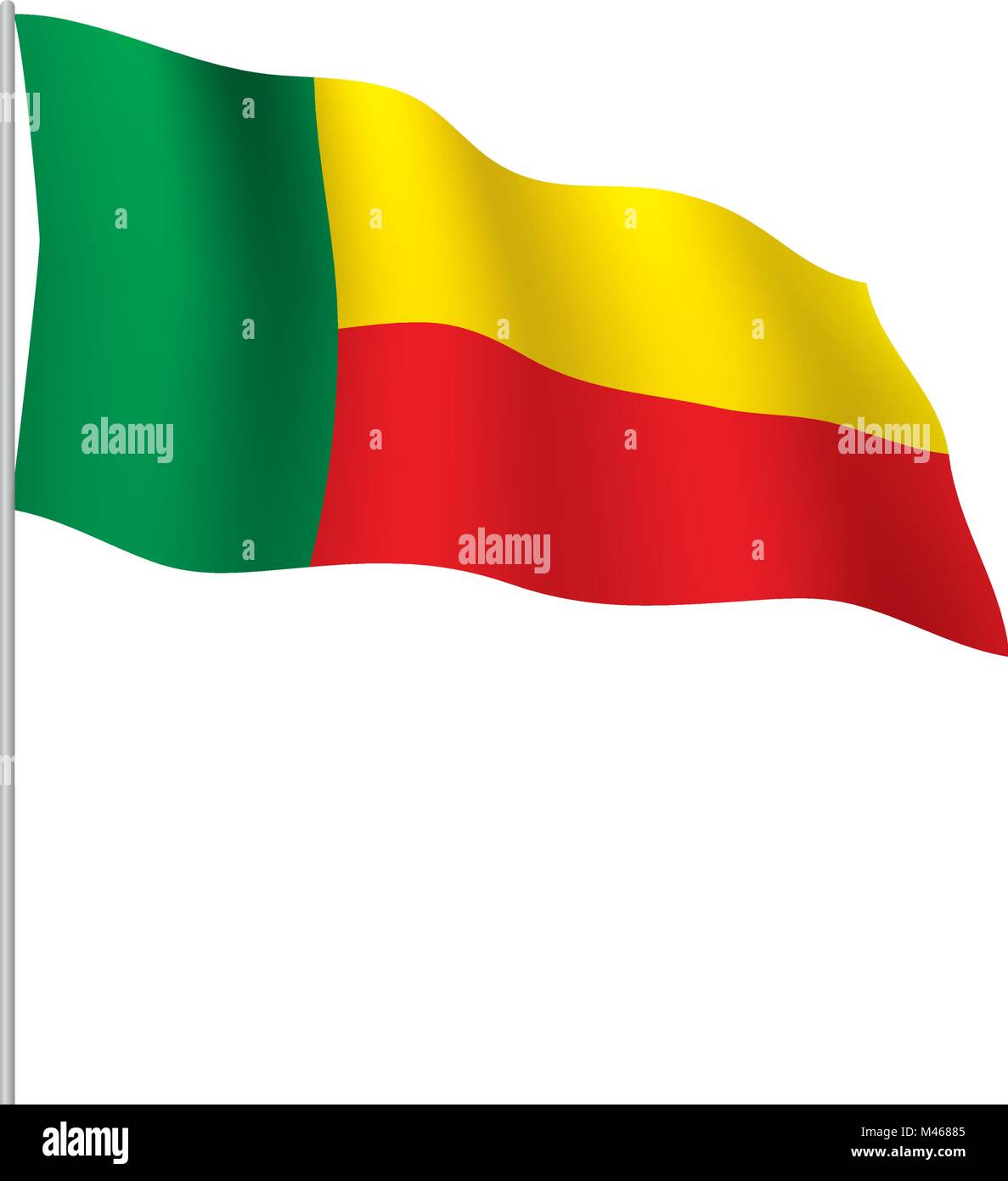 Benin flag, vector illustration Stock Vector Image & Art - Alamy